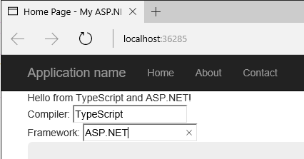 ASP NET Core TypeScript Handbook